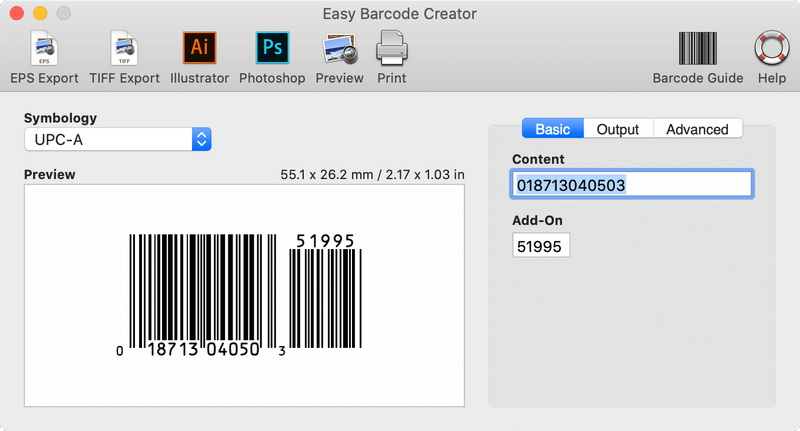 Easy Barcode Creator for Mac and Windows - Barcode for Mac & PC
